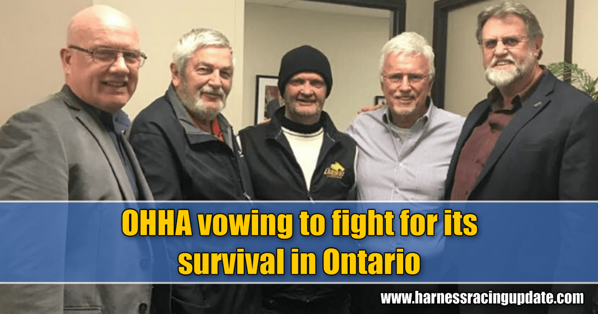 OHHA vowing to fight for its survival in Ontario - Ontario Harness ...