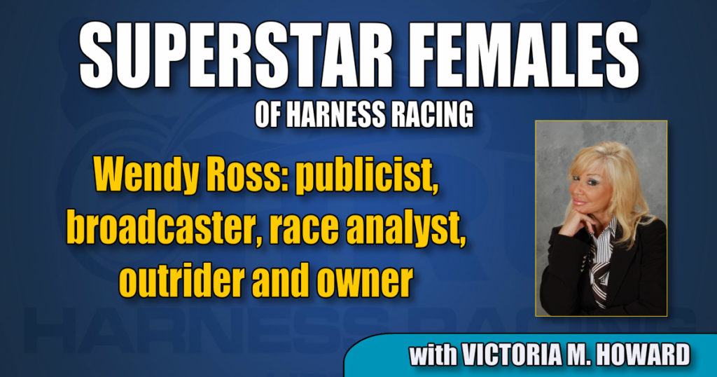 Wendy Ross: publicist, broadcaster, race analyst, outrider and owner ...