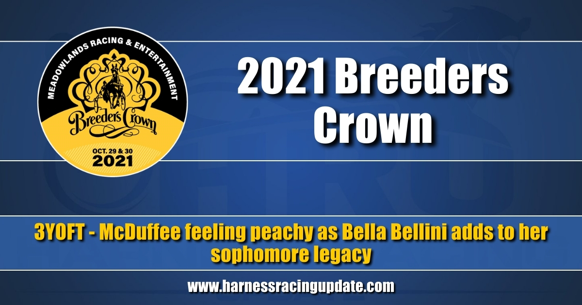 McDuffee feeling peachy as Bella Bellini adds to her sophomore legacy ...
