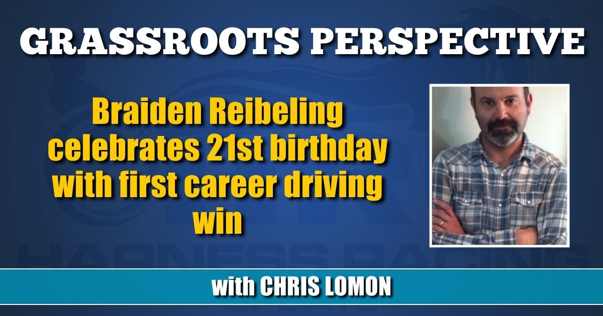 Braiden Reibeling celebrates 21st birthday with first career driving ...