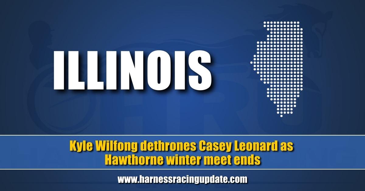 Kyle Wilfong dethrones Casey Leonard as Hawthorne winter meet ends ...