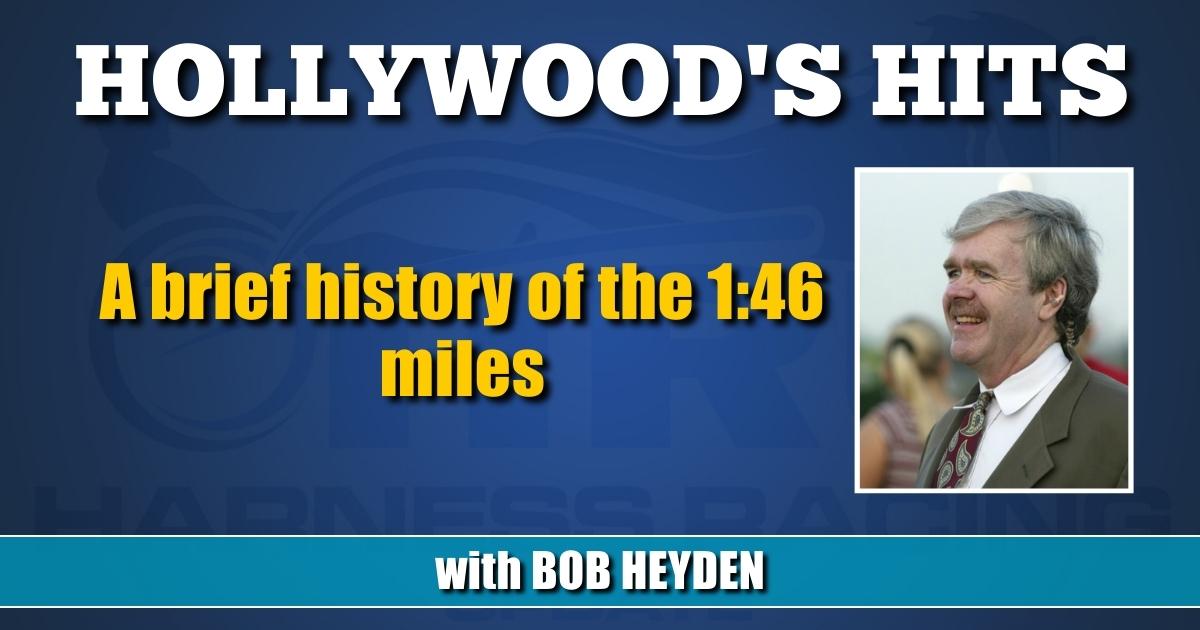 A brief history of the 1:46 miles - Harness Racing Update