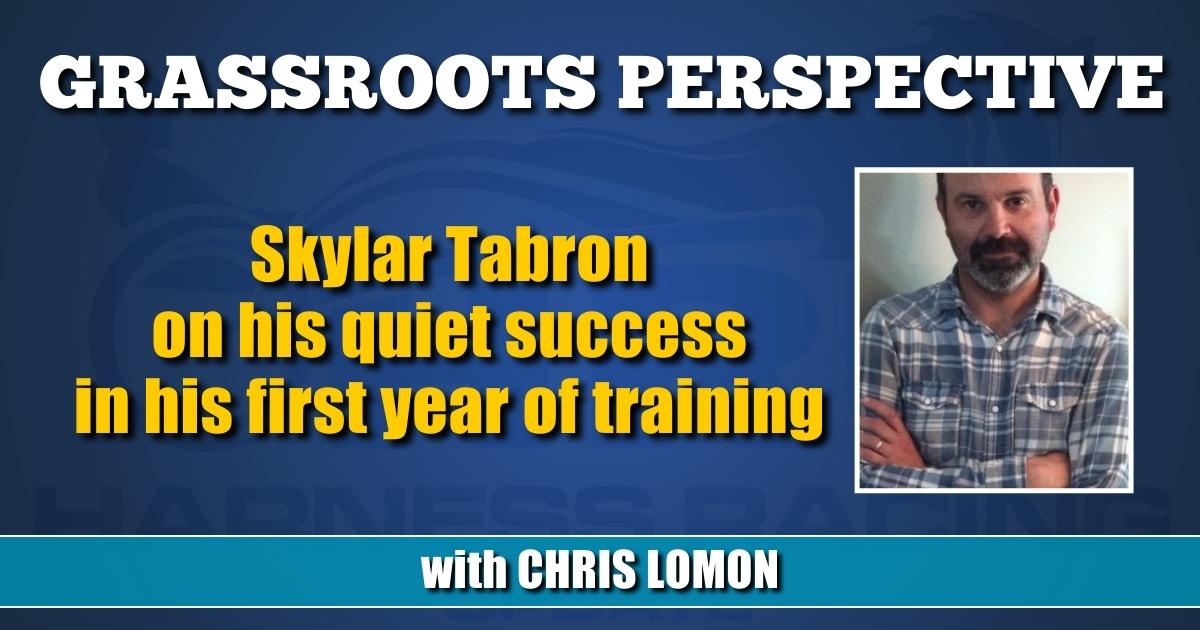 Skylar Tabron on his quiet success in his first year of training ...