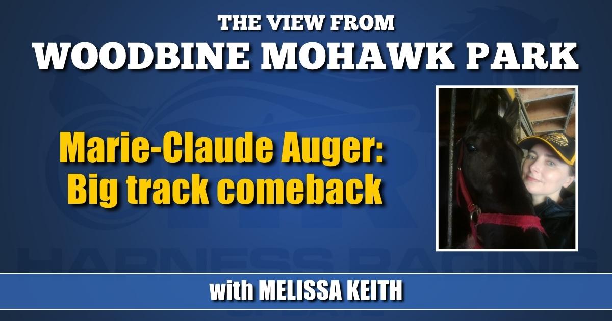 Marie-Claude Auger: Big track comeback - Harness Racing Update