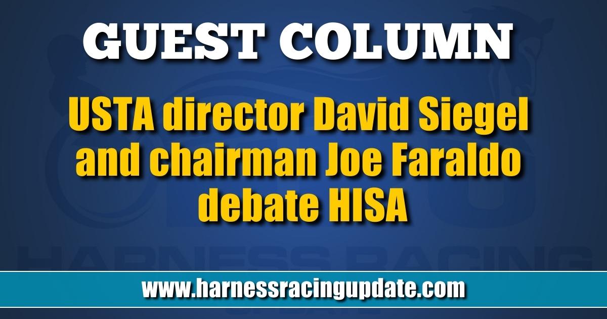 USTA director David Siegel and chairman Joe Faraldo debate HISA ...