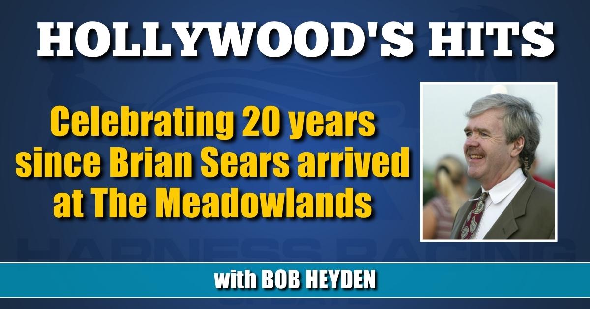 Celebrating 20 years since Brian Sears arrived at The Meadowlands ...