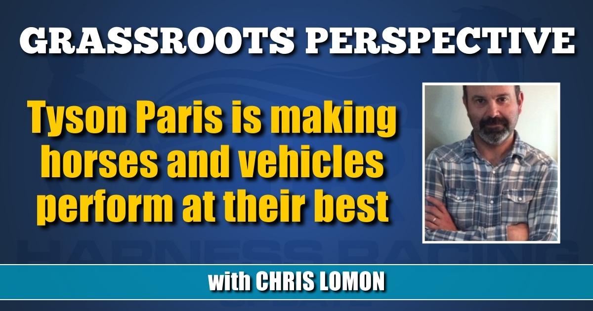 Tyson Paris is making horses and vehicles perform at their best ...