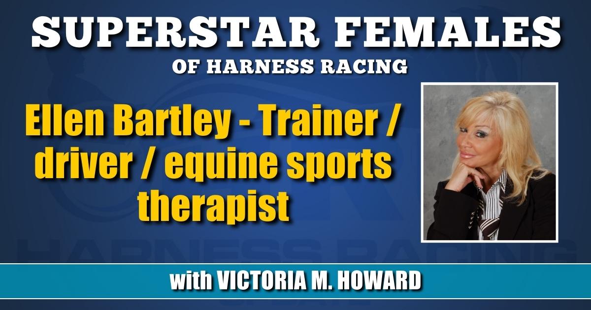 Ellen Bartley - Trainer/driver/equine sports therapist - Harness Racing ...