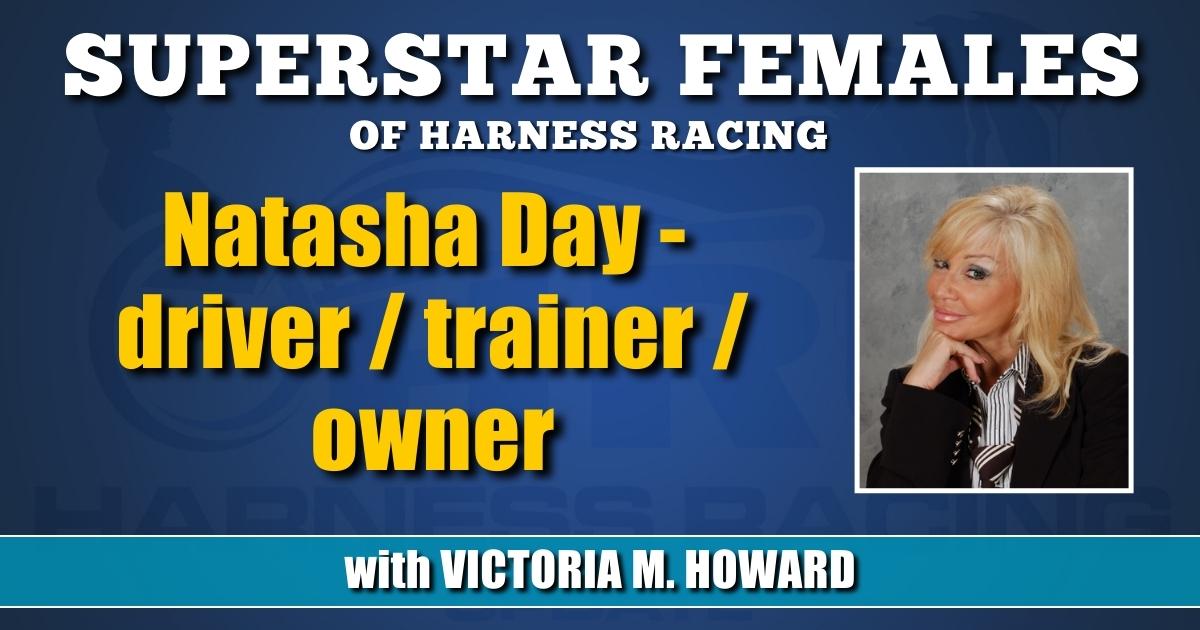 Natasha Day - driver / trainer / owner - Harness Racing Update