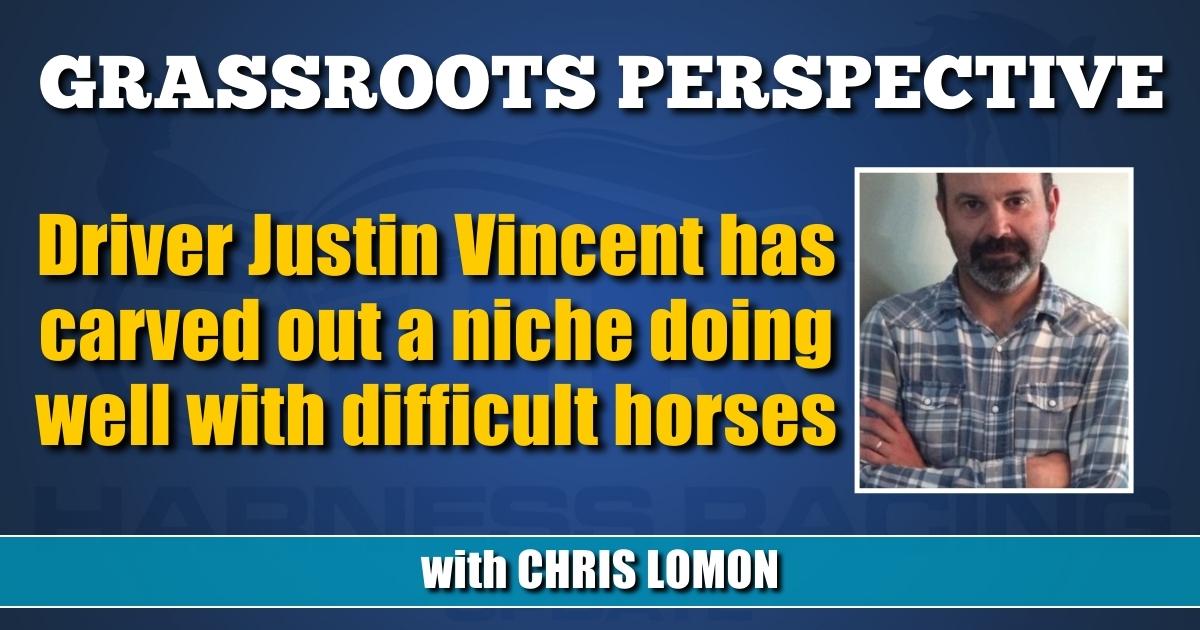 Driver Justin Vincent has carved out a niche doing well with difficult ...