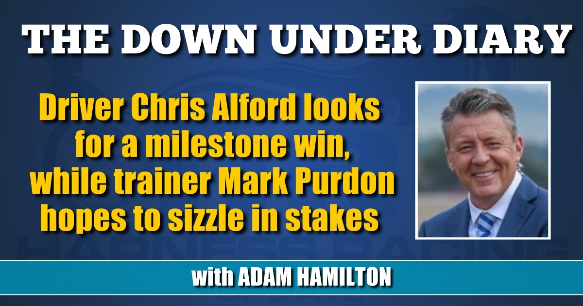 Driver Chris Alford looks for a milestone win, while trainer Mark ...
