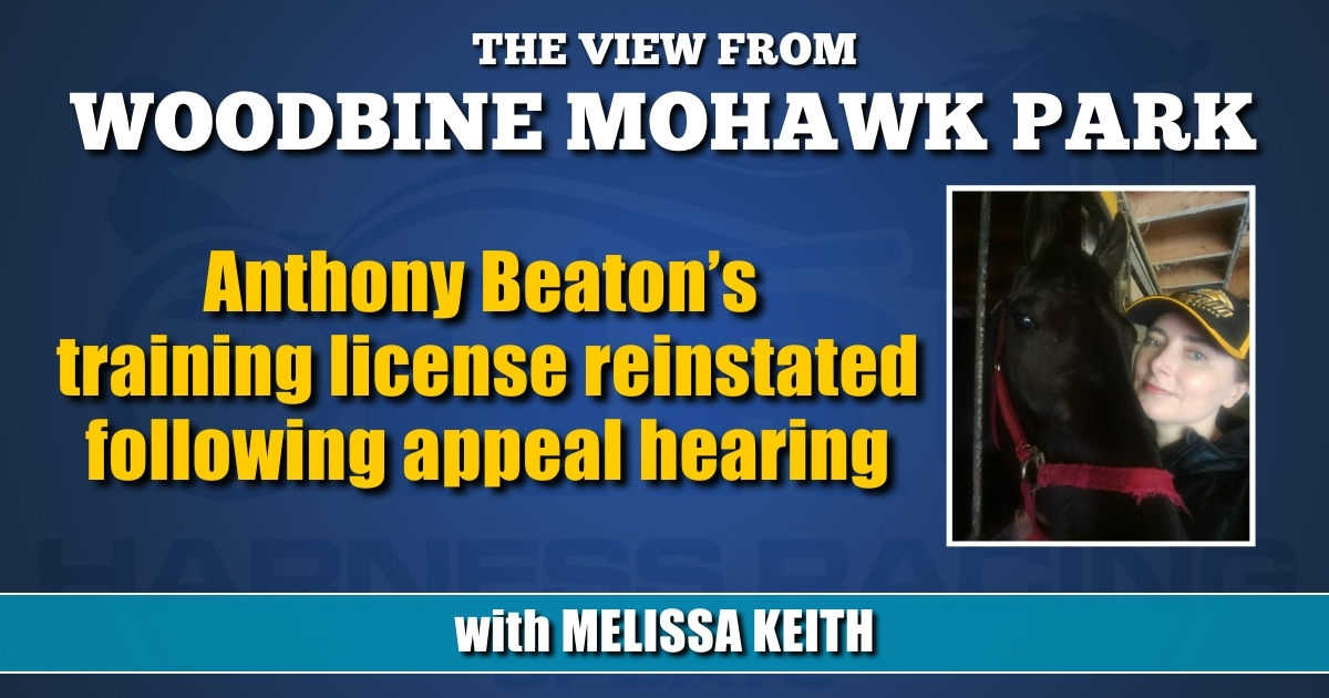 Anthony Beaton’s training license reinstated following appeal hearing ...