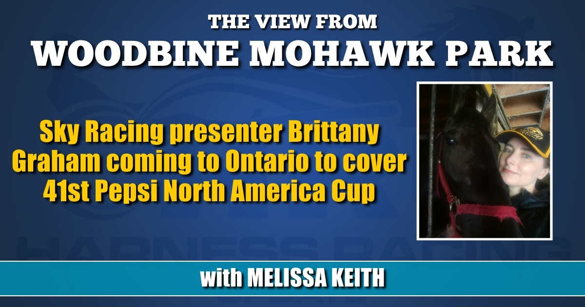 Sky Racing presenter Brittany Graham coming to Ontario to cover 41st ...