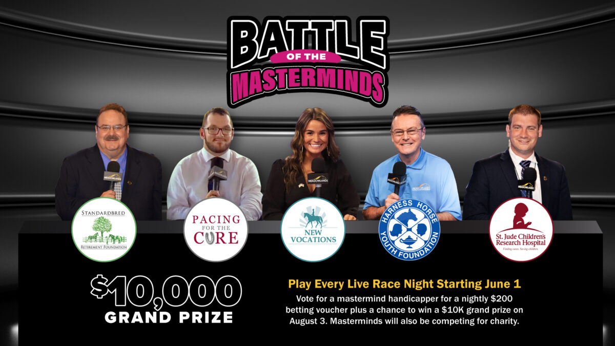 Michael Carter prepares for Battle as the newest Meadowlands Mastermind - Harness Racing Update