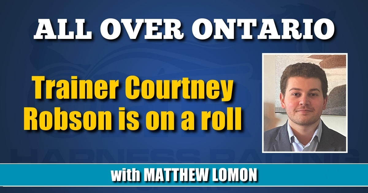 Trainer Courtney Robson is on a roll - Harness Racing Update