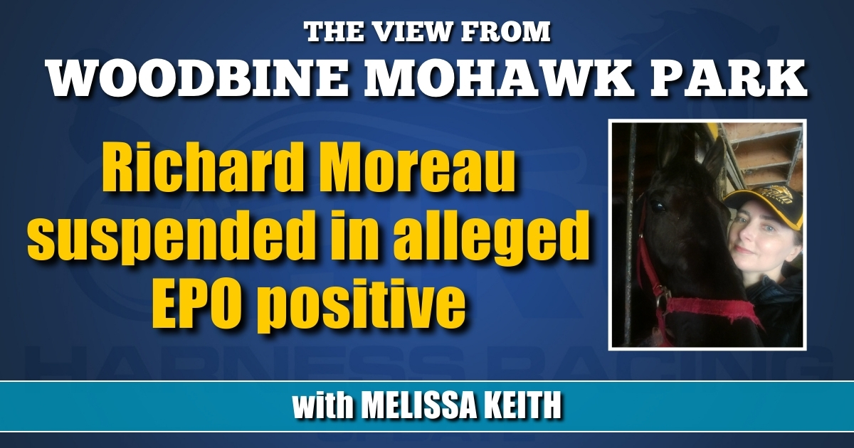 Richard Moreau suspended for alleged EPO positive - Harness Racing Update