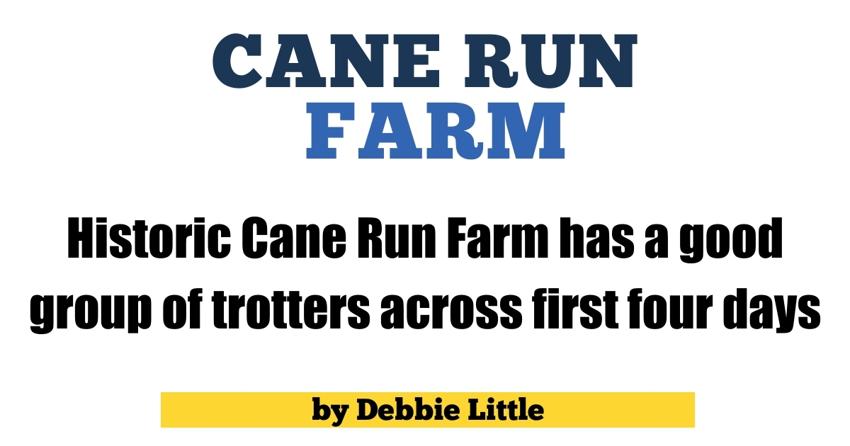 Historic Cane Run Farm has a good group of trotters across first four ...