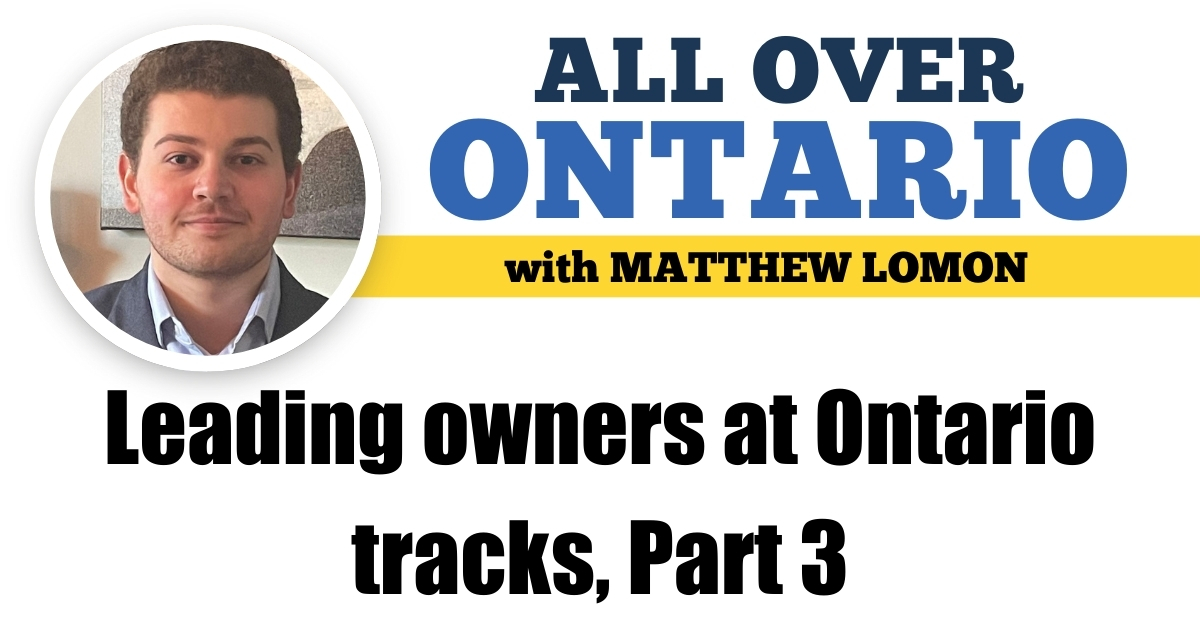 Leading owners at Ontario tracks, Part 3 - Harness Racing Update