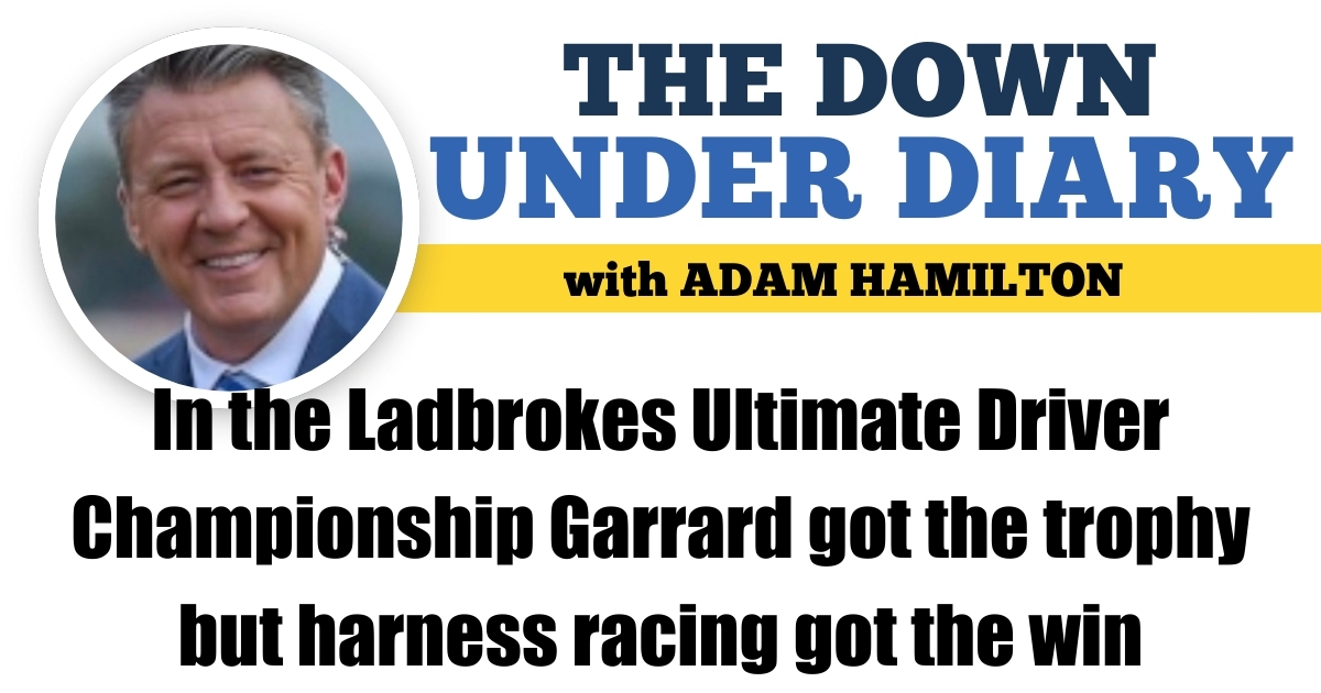 In the Ladbrokes Ultimate Driver Championship Garrard got the trophy ...