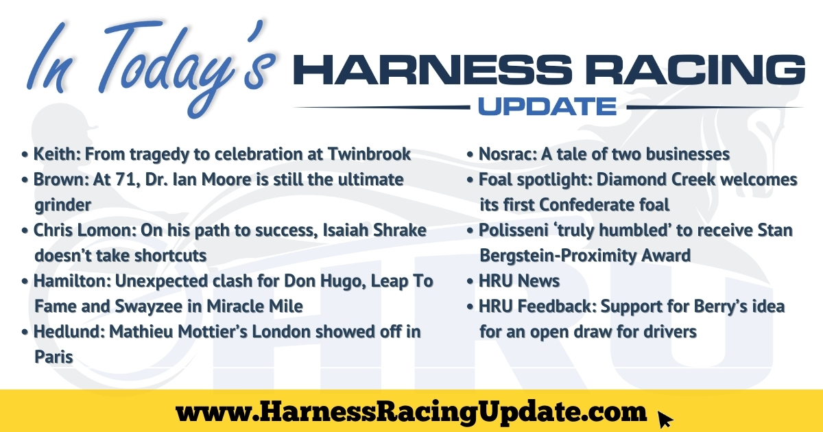 In Today's HRU (2025-03-02) - Harness Racing Update