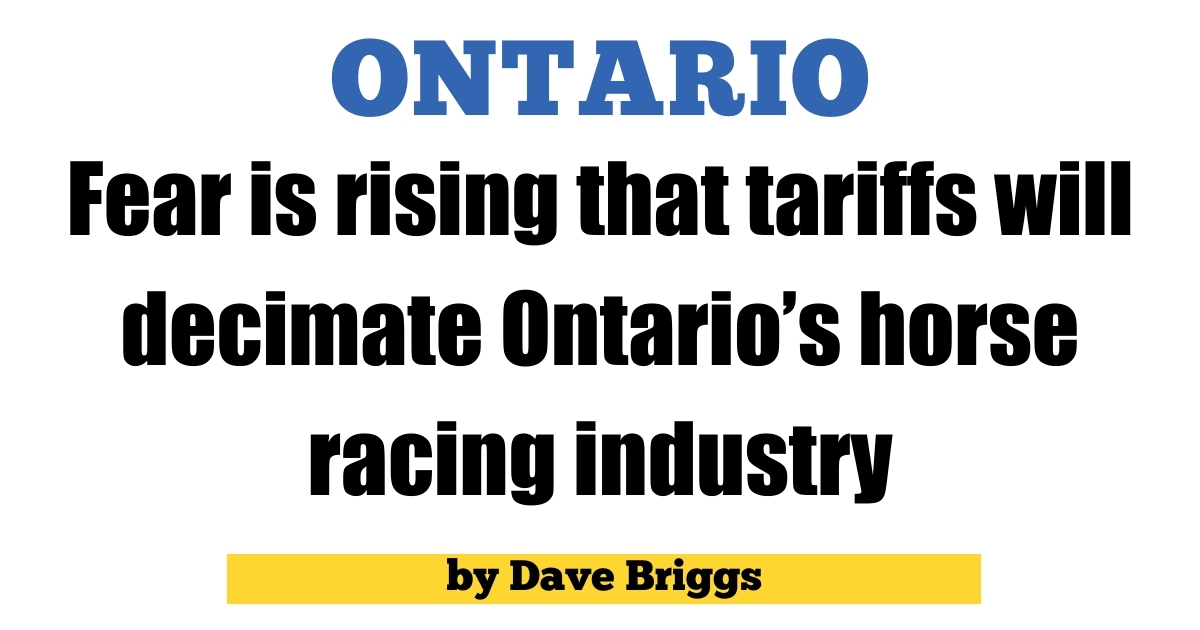 Fear is rising that tariffs will decimate Ontario’s horse racing ...