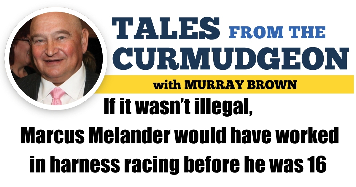 If it wasn’t illegal, Marcus Melander would have worked in harness ...