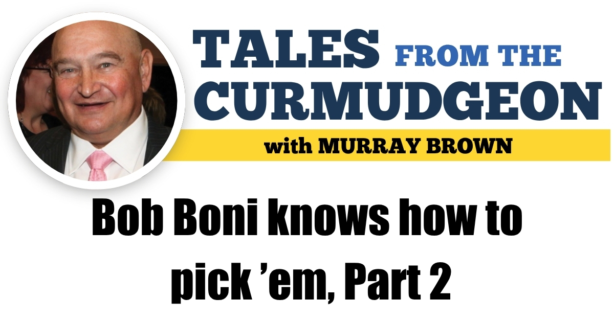 Bob Boni knows how to pick ’em, Part 2 - Harness Racing Update