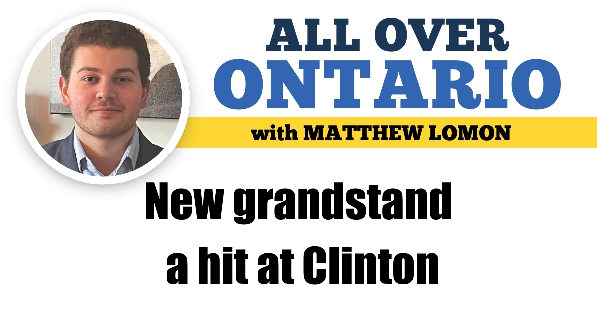 New grandstand a hit at Clinton - Harness Racing Update